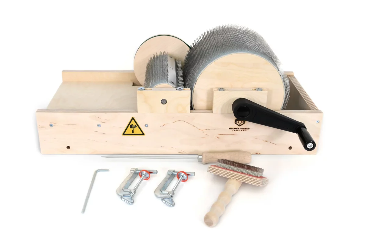 Drum carder 54 TPI - www.gfcarders.com